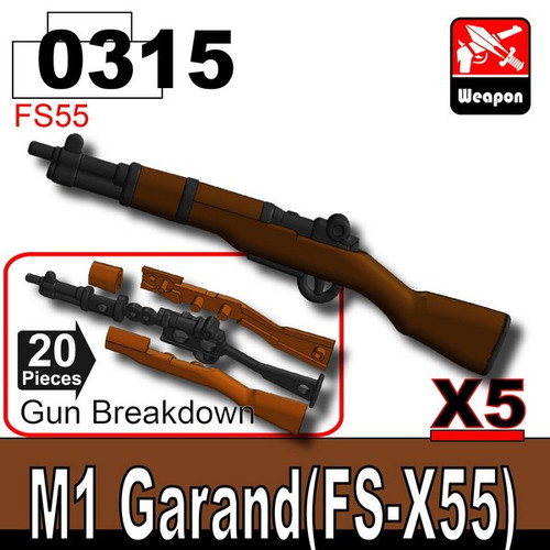Minifig Cat M1 Garand (FS-X55) | United Bricks | LEGO Minifigure