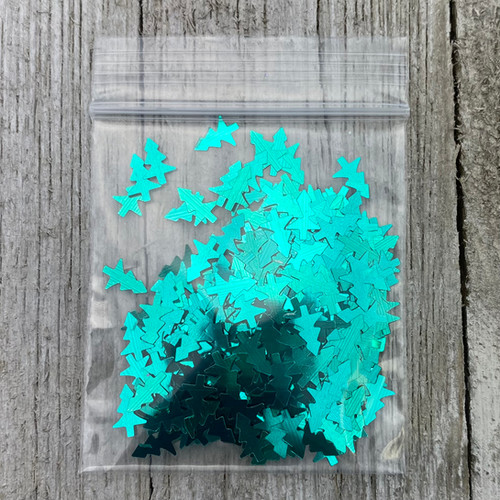 LOOSE GLITTER EMERALD GREEN TREES | Nine Fifteen Aesthet