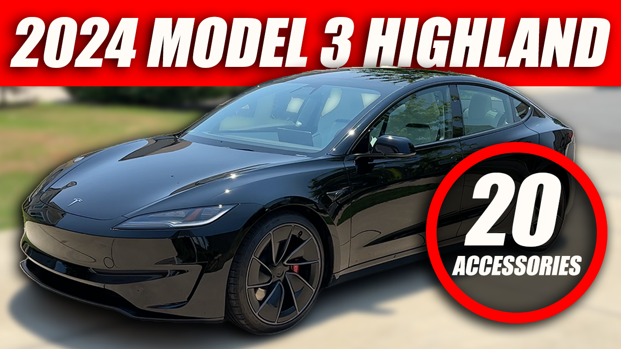 20 Must-Have Tesla Accessories for the 2024 Model 3 Highland