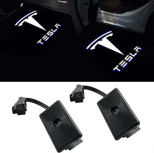 Tesla Model 3/S/X/Y Puddle Lights Car Logo Projector | AccessoriesForTesla