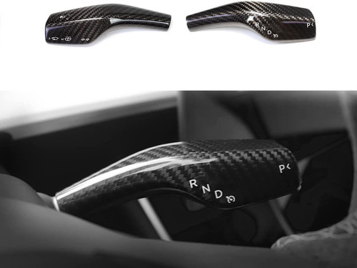 Carbon Fiber Stalk Gear Column Shift Cover for Tesla Model 3 Model Y ...