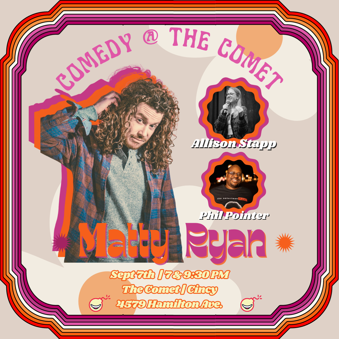 Matty Ryan | Comedy at The Comet