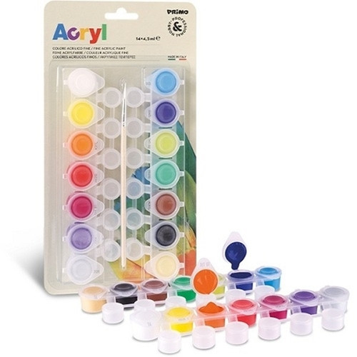Kit Pintura Acrilica x14 Colores - Primo | Quedate Jugando