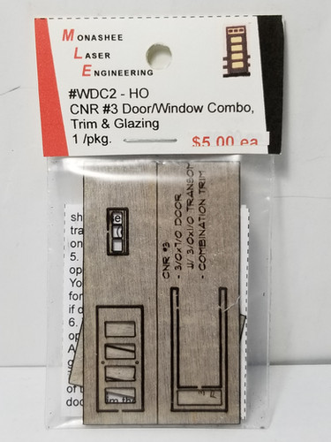 WDC2-HO CNR #3 Door/Transom Combo | MLE Store