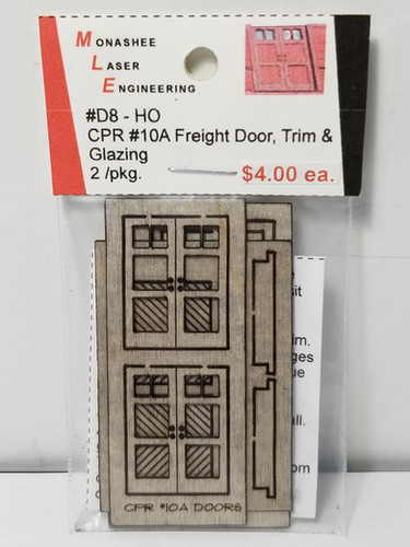 D8-HO CPR #10A Freight Doors | MLE Store
