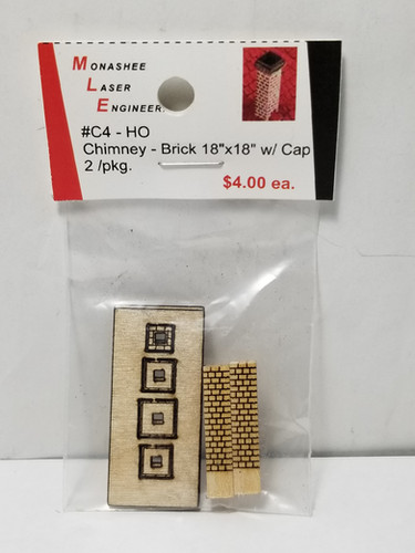 C4-HO Brick Chimney with Cap | MLE Store