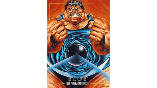 1992 Skybox Marvel Masterpieces #1 Blob Trading Card Triple R ...