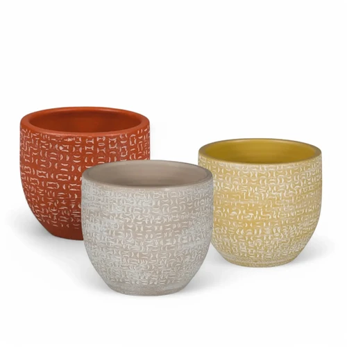 Ceramic Planter 'Amarante' – 3 Sizes & Colors Available