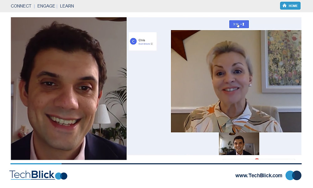 Video-Based Round-Robin Speed Networking