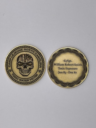 "Toxic Water Victim" Coin (Customized) | Old Guns Hobbies