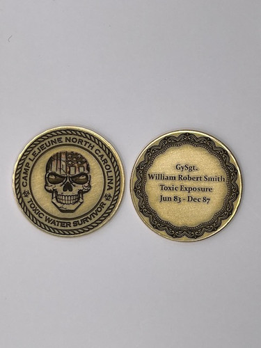 "Toxic Water Survivor" Coin (Customized) | Old Guns Hobbies