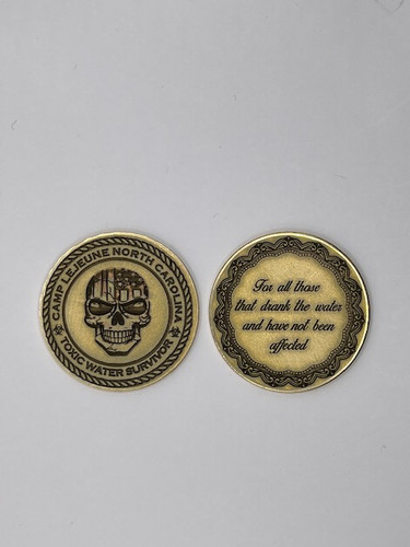 "Toxic Water Survivor" Coin (Standard) | Old Guns Hobbies