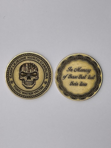 "Toxic Water Victim" Coin (Standard) | Old Guns Hobbies