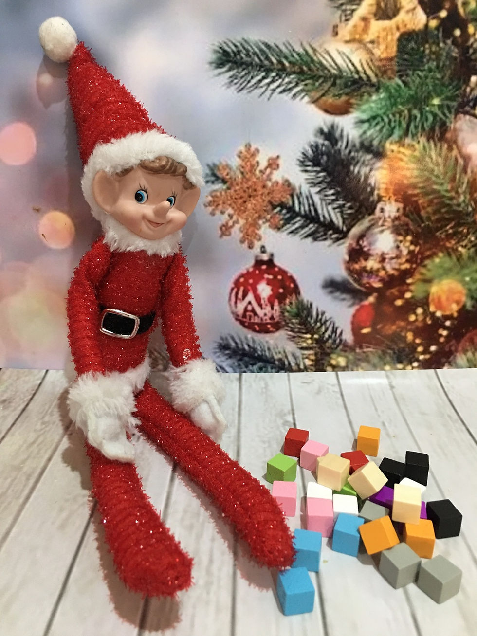 Toddler elf building blocks set of 25 | sistersdreaming