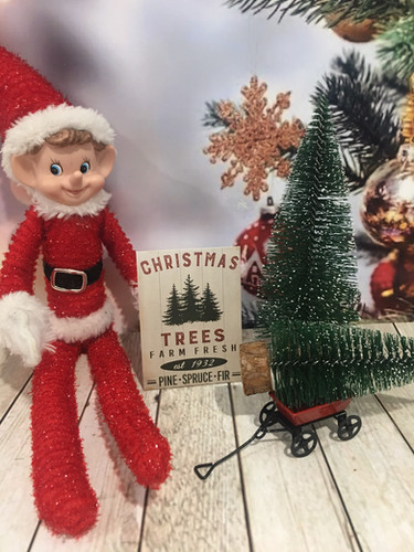 Elf Christmas tree farm set | sistersdreaming