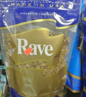 Rave Cigarette Tobacco | bandj