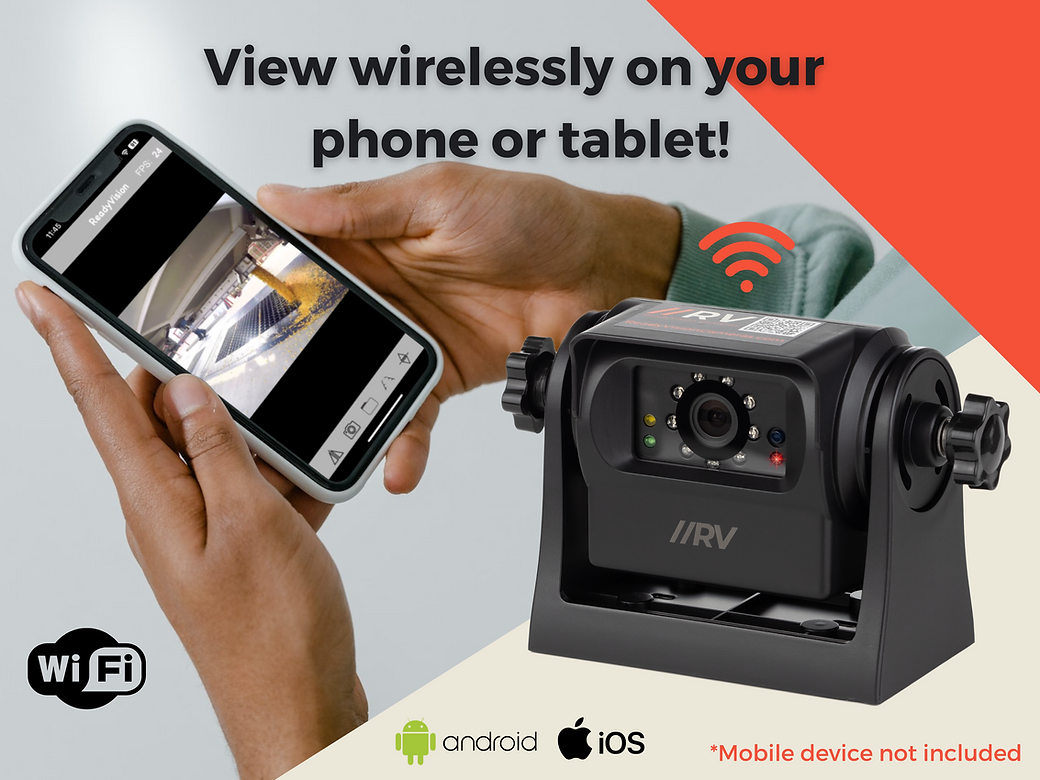 ReadyVision Battery Powered Wi-Fi Camera | Top Crop Weed Wiper