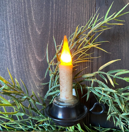 Colonial Candlestick Flameless Buttermilk Night Lite | N.E. Country Barn