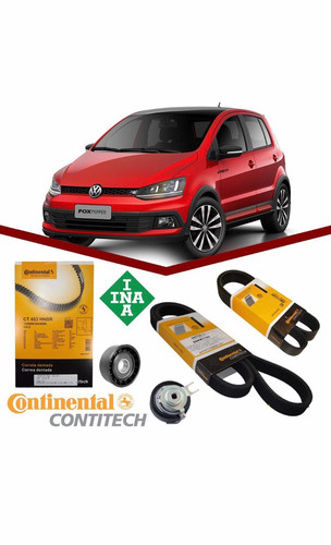 Kit Correia Dentada + Tensor + Polias Gol Fox Voyage Polo | PECAS ...