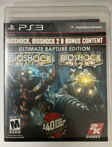 Bioshock, Bioshock 2 Ultimate Rapture Edition | Extra Life Gaming