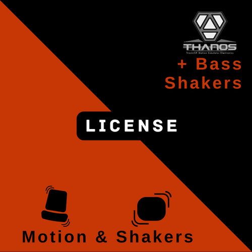 SRS License for Bass Shaker and Thanos Motion Platform | Sim Racing Studio