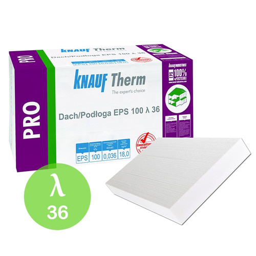 Knauf Eps 100 036 100mm floor,roofs insulation | Munster Building Mat