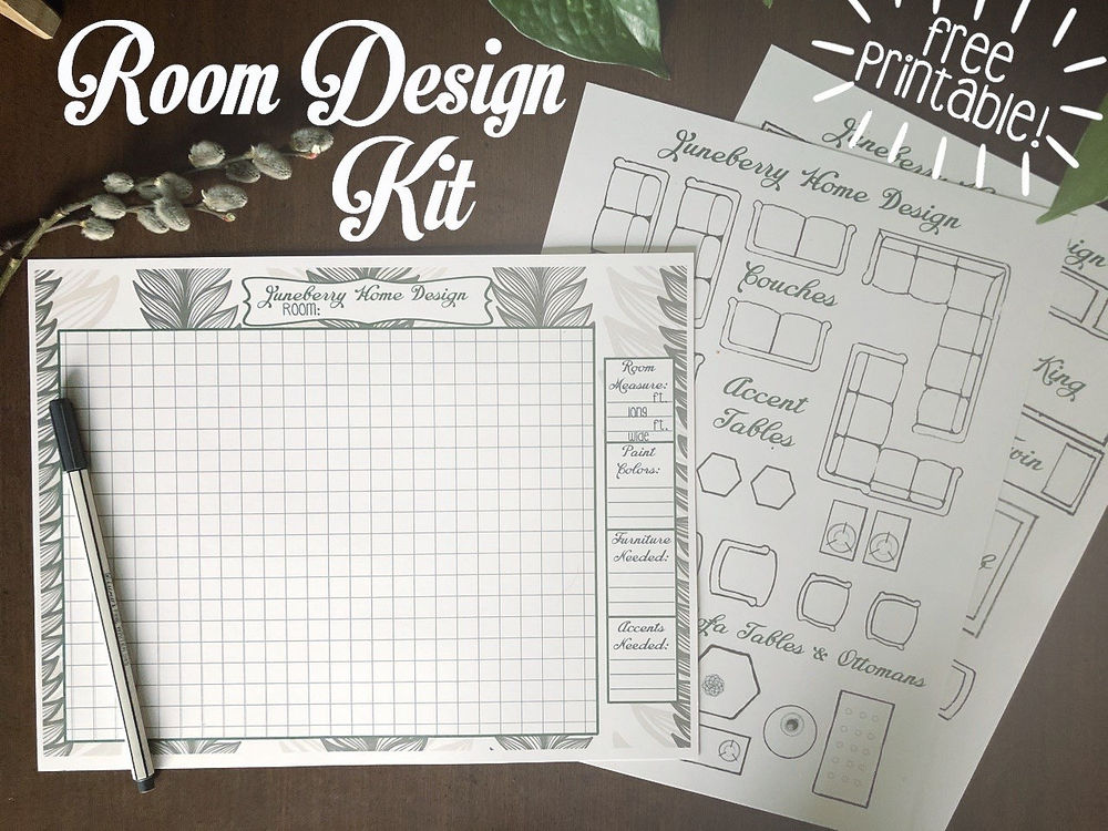 Free Printable Room Design Kit