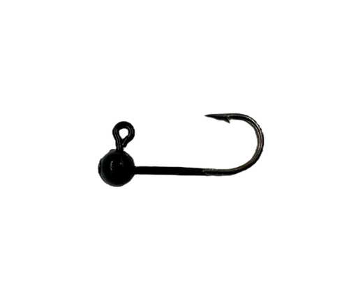 1/64 Black Ball Jig Head (8 pack) | Freaky Frank's