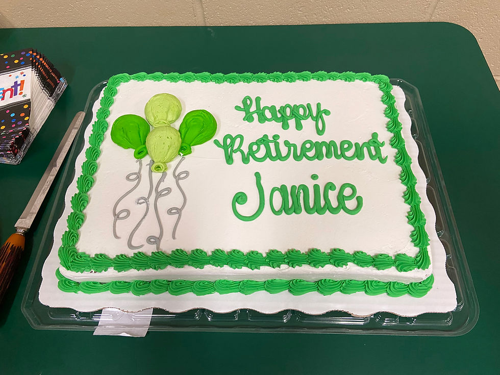 Happy Retirement, Janice!