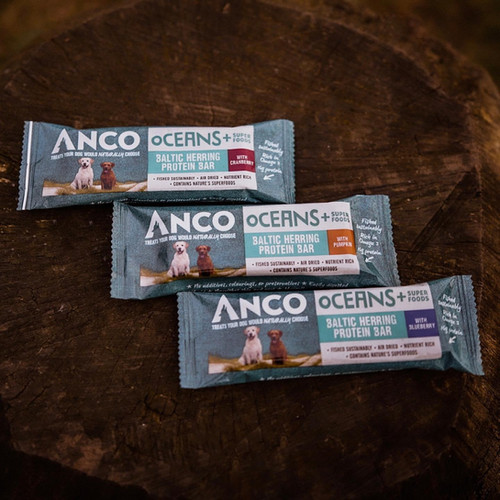 Anco Baltic Herring Protein Bars | Natural & Nutritious Dog Treats ...