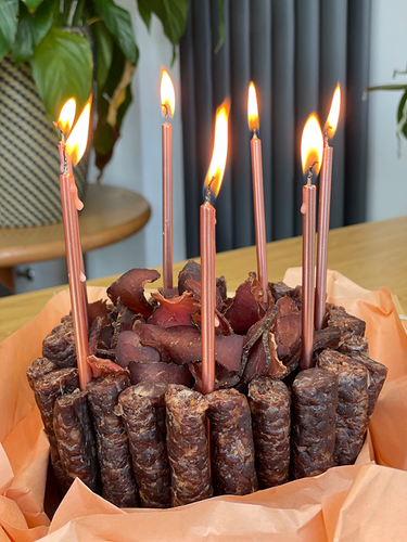 Biltong Birthday Cake | snoggys