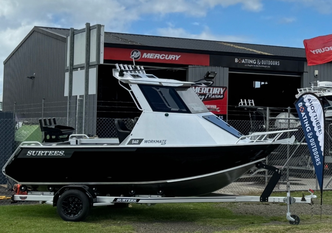 SURTEES 540 WORKMATE PRO INCLUDING MERCURY 90HP CT