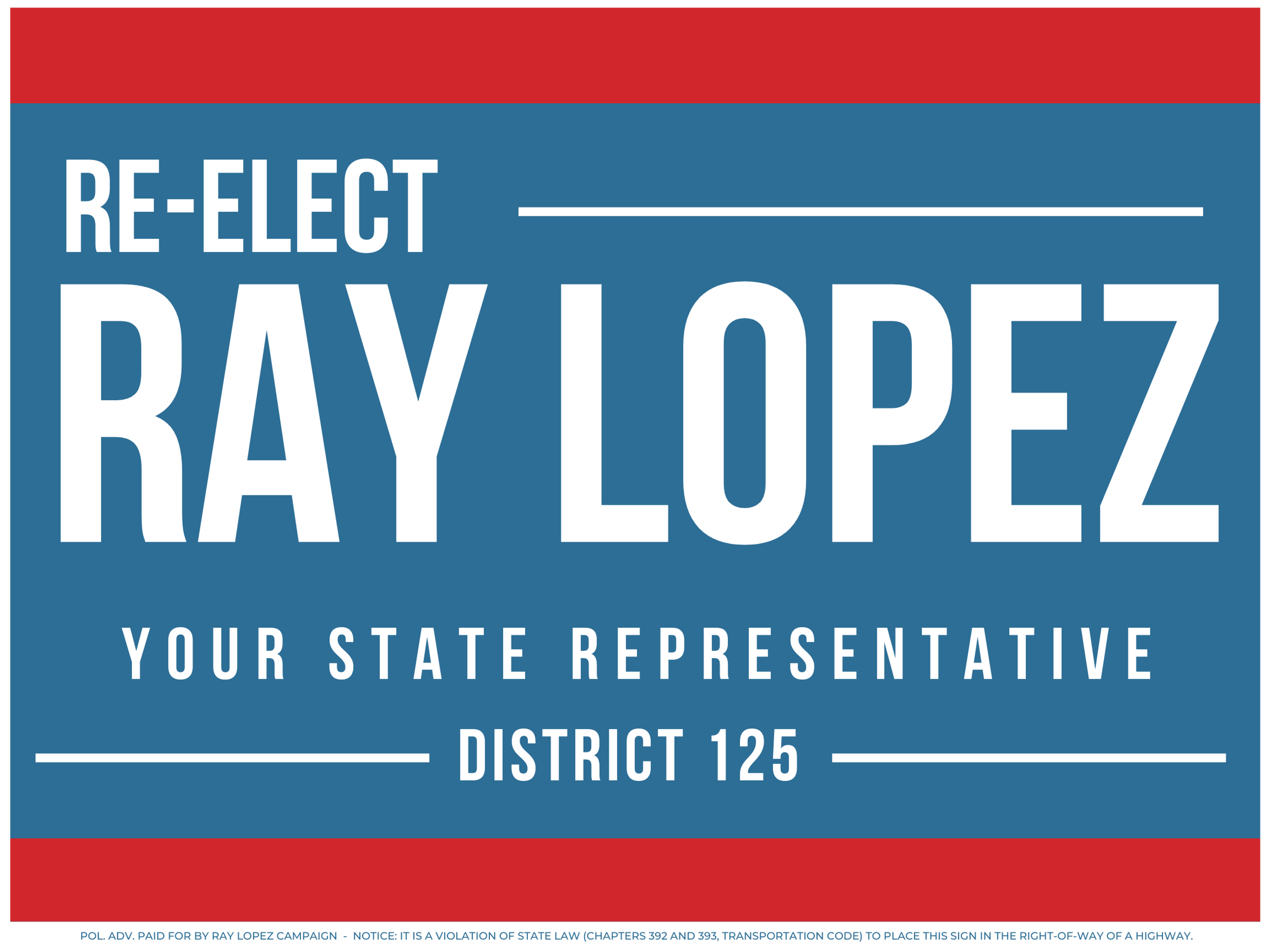 Government Official | Representative Ray Lopez