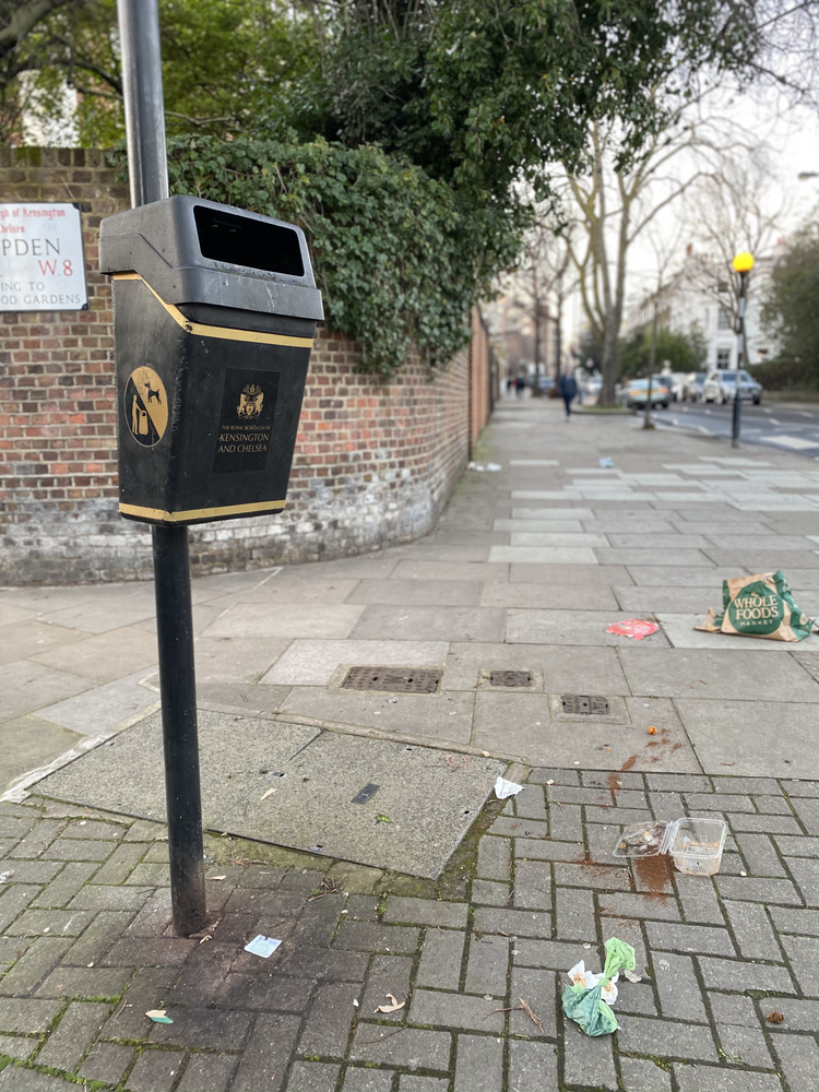 Littering culture trashes London