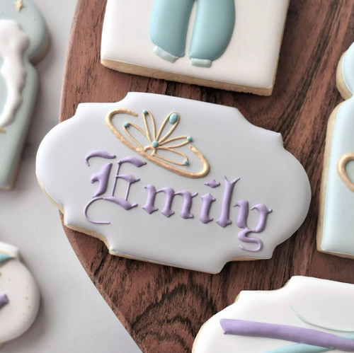 Wide Tile Plaque | Custom Cookies