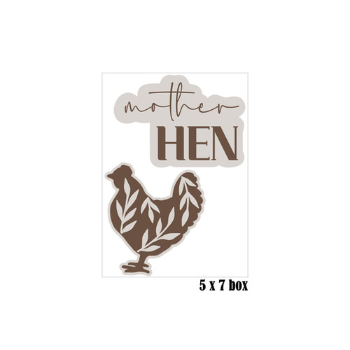 Mother Hen Set of 2 Digital STL File | Custom Cookies