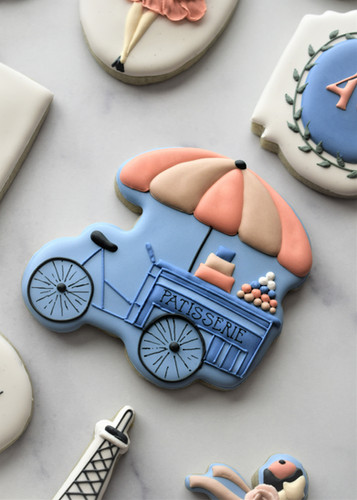 Parisian Dessert Cart Digital STL File | Custom Cookies