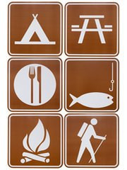 Jumbo Camp Sign Cutouts Rental | LA VIE POSH