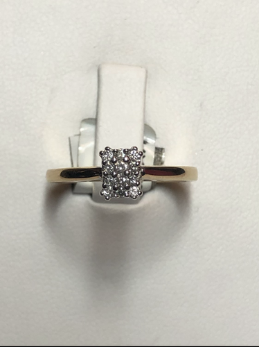 Diamond cluster engagement ring | Elite Jewelry