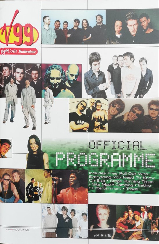 V99 OFFICIAL PROGRAMME 1999
