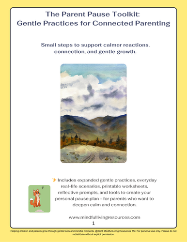 The Parent Pause Toolkit - A Mindful Parenting Toolkit | Mindful Living ...