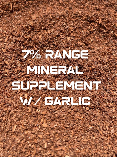 7% RANGE MINERAL SUPPLEMENT w/GARLIC | Gator Feed Company