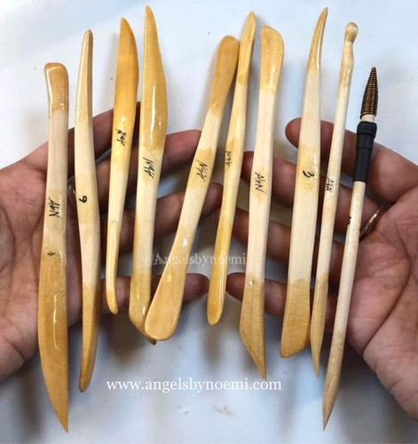 Sculpting Tool SET - Clay Modelling wooden Tools - For making OOAK Art ...