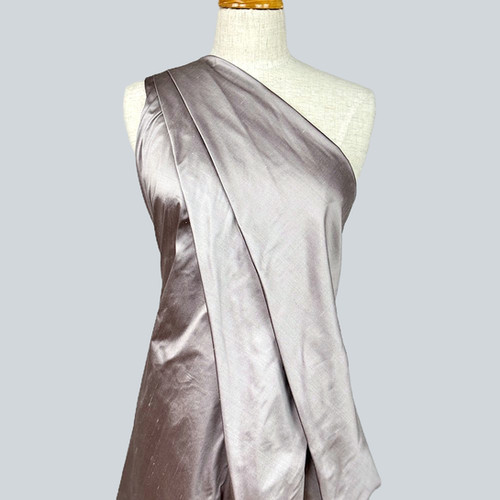 Diana SMOKE – Yarn Dyed Silk Dupion | Fabulous Fabrics