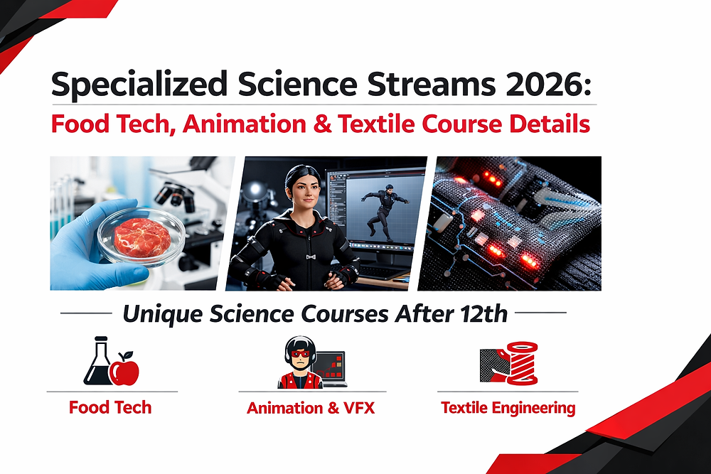 Innovative Science Courses After 12th 2026: Food Tech, Animation ...