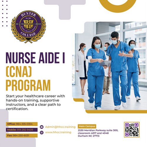 Nurse Aid 1 Certification Course | Hhccllc