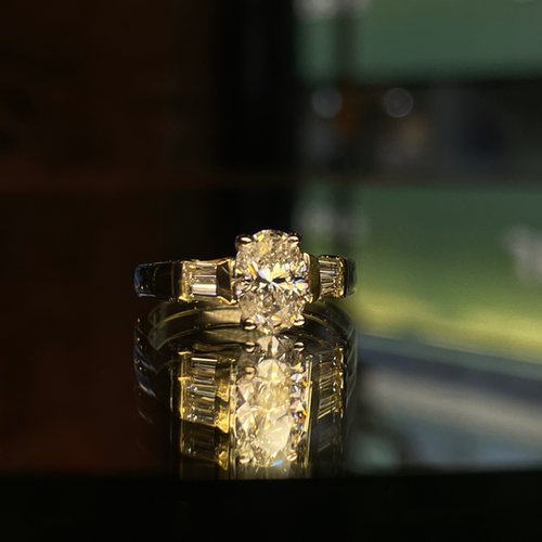 Oval Diamond Ring | Walkers of Yorkshire