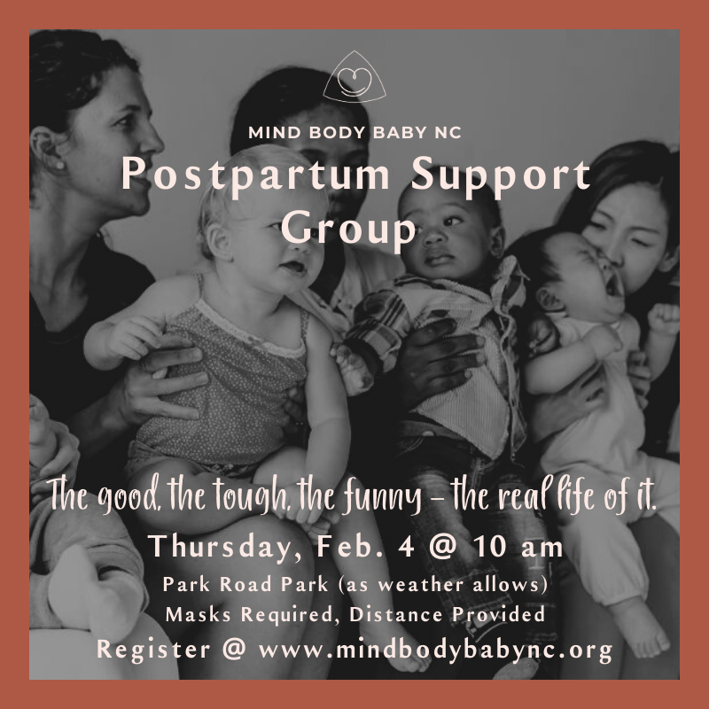 Postpartum Support Group - In Person & Baby Story Time | mindbodybaby