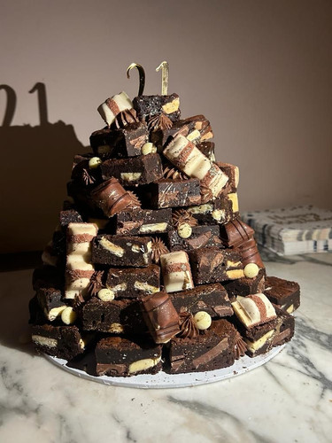 Large Brownie Stack | Sista Bakes