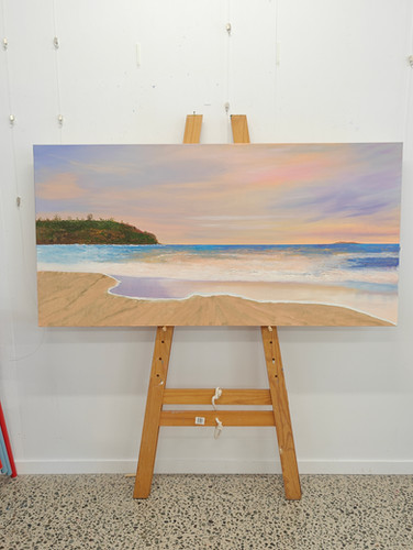 Avalon Beach by Artist Robyn Price | Coolumhearts